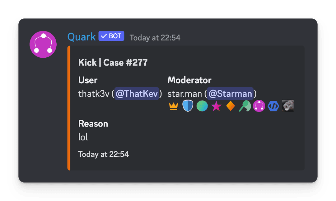 Home | Quark Logger | Discord Log Bot