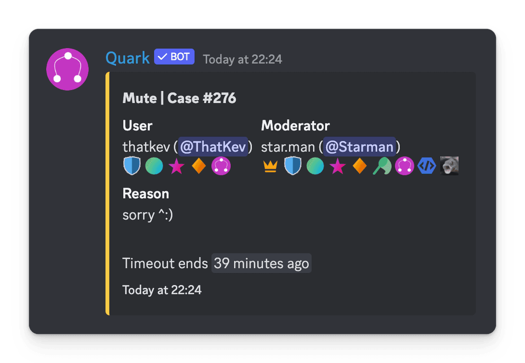 Home | Quark Logger | Discord Log Bot